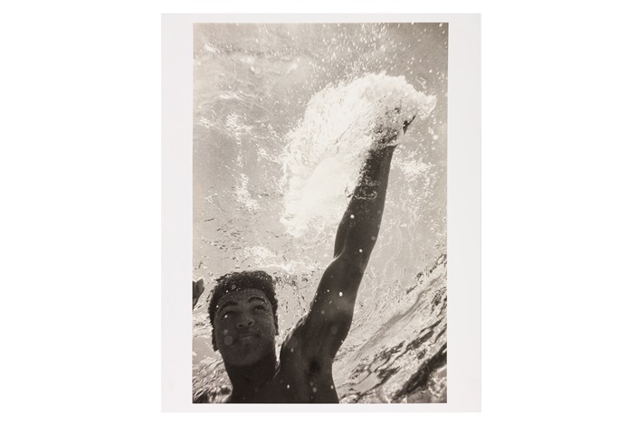 MUHAMMAD ALI CASSIUS CLAY TRAINING UNDERWATER AT SIR JOHN HOTEL POOL ...